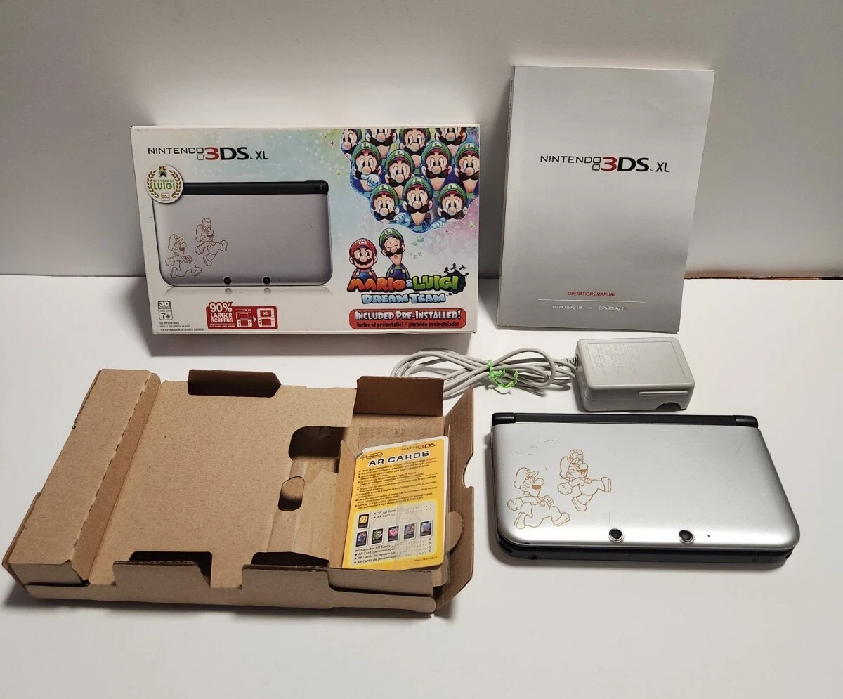 Nintendo 3DS XL Mario and Luigi in Silver operone.de