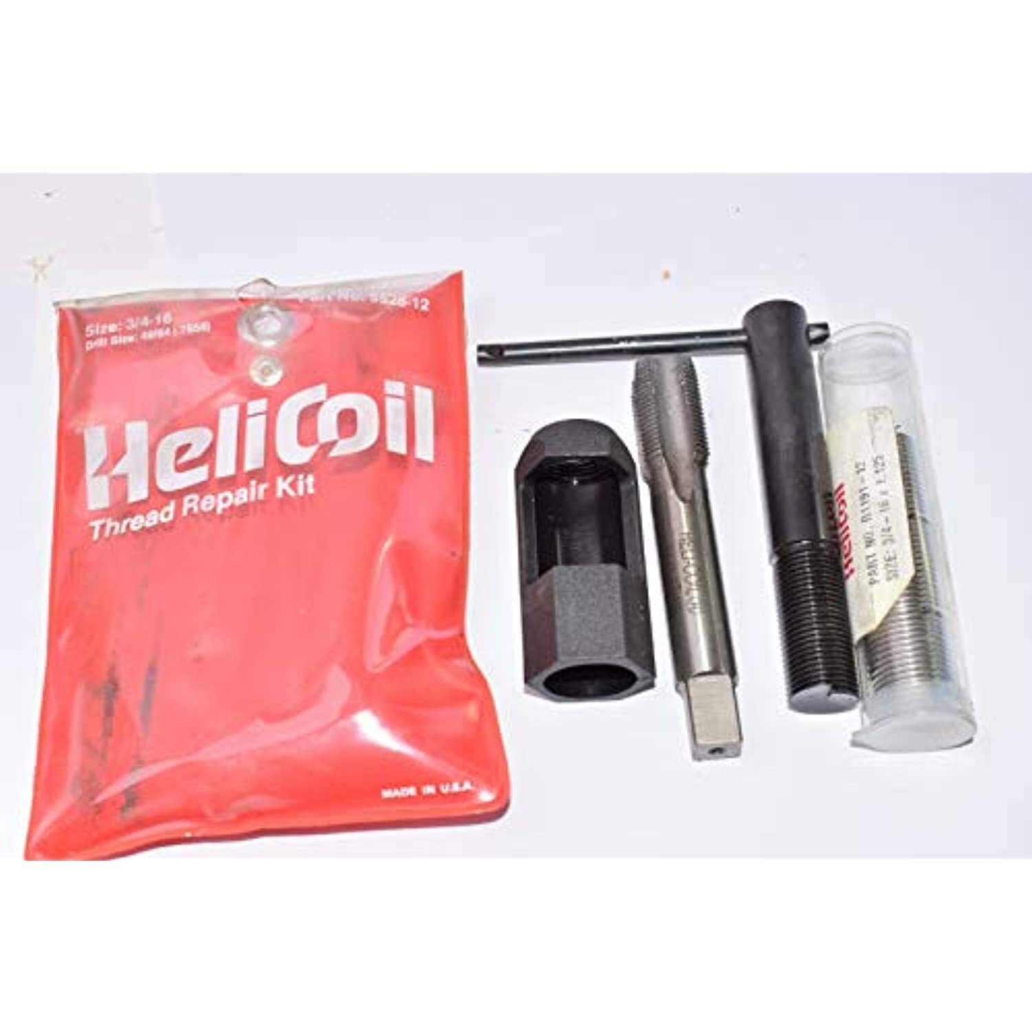 Helicoil Inch Fine Thread Repair Kit - Thread Size 3/4-16 x 1.125 ...