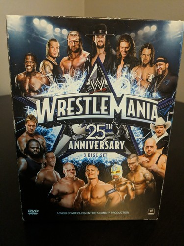 WWE Wrestlemania XXV 25 25th Anniversary 3-Disc DVD Set *BUY 2 GET 1 ...