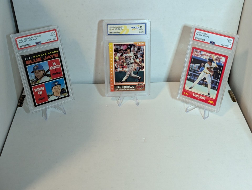 HUGE SPORTS CARD LOT PSA 9 10 ROOKIE CHROME 1ST BOWMAN RC GRADED RIPKEN SLAB #13 | eBay