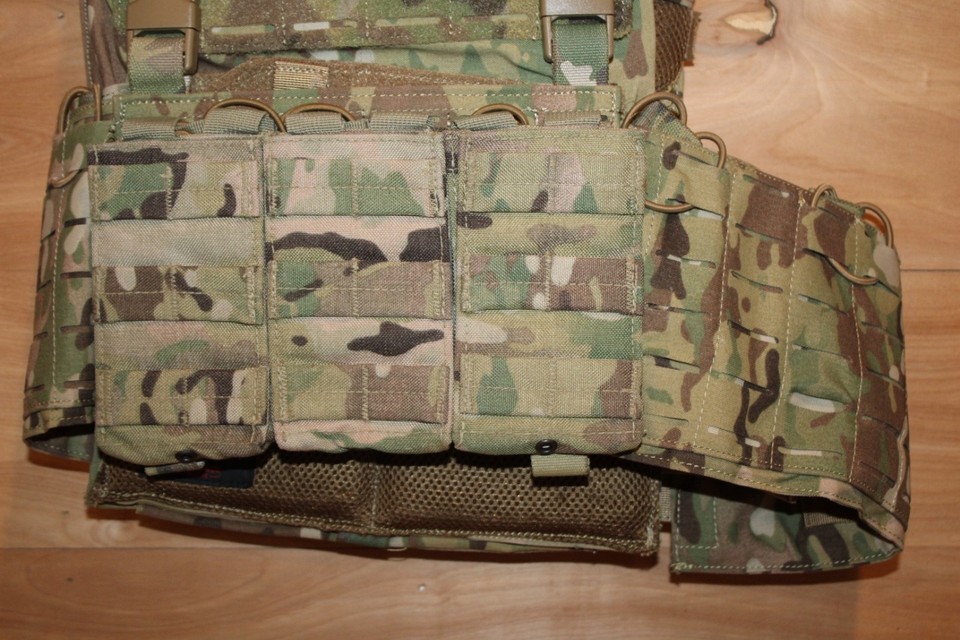 SHELLBACK TACTICAL RAMPAGE 2.0 PLATE CARRIER MULTICAM W/ROTHCO TRIPLE ...