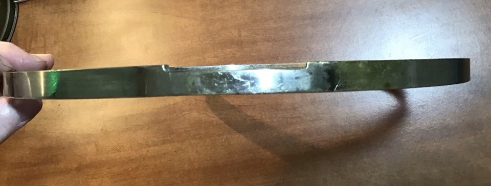 Vintage 10 3/4” Banjo Tension Hoop Nickel Plated Brass Parts Project ...