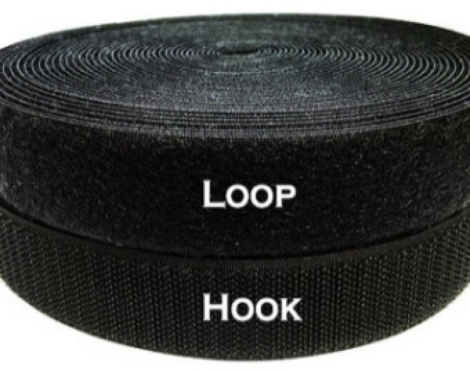 VELCRO® BRAND Black Hook & Loop Set- SEW-ON TYPE - BY THE YARD - CHOOSE ...