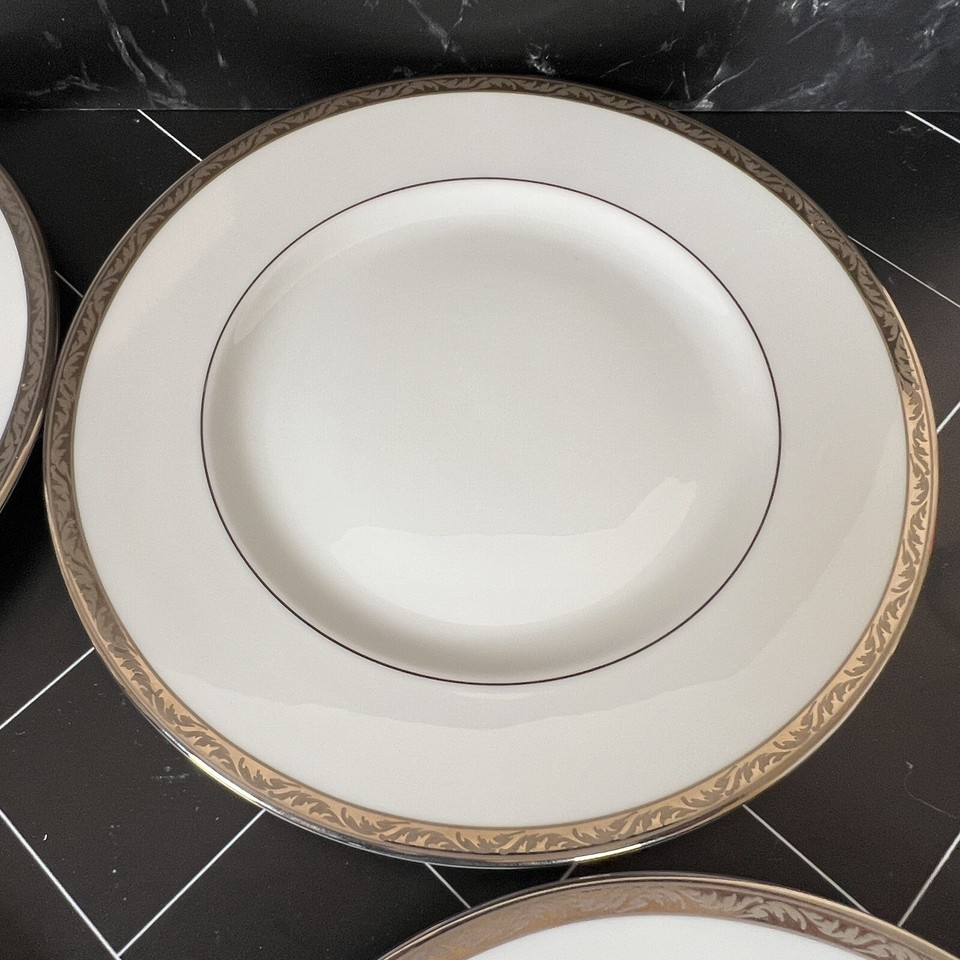 Set of 6 LENOX Landmark Platinum Millennium Edition Dinner Plate 10.75 ...