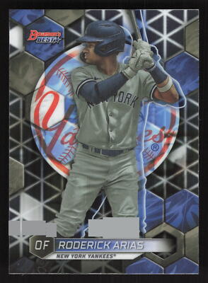 Roderick Arias Top Prospects 2023 Bowman's Best #TP-14 New York Yankees ...