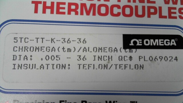 5TC-TT-K-36-36 OMEGA THERMOCOUPLE WIRE ID99156 for sale online | eBay
