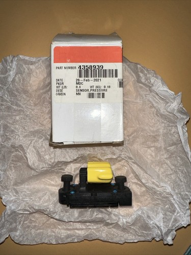 OEM Genuine Cummins ISX EGR Differential Pressure Sensor 4358939, Free ...