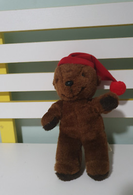CELESTIAL SEASONINGS SLEEPYTIME BEAR TEDDY BEAR RED NIGHTCAP 1989 20CM ...