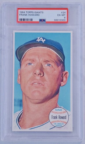 1964 Topps Giants Frank Howard #24 PSA 6 EX-MT Los Angeles Dodgers | eBay