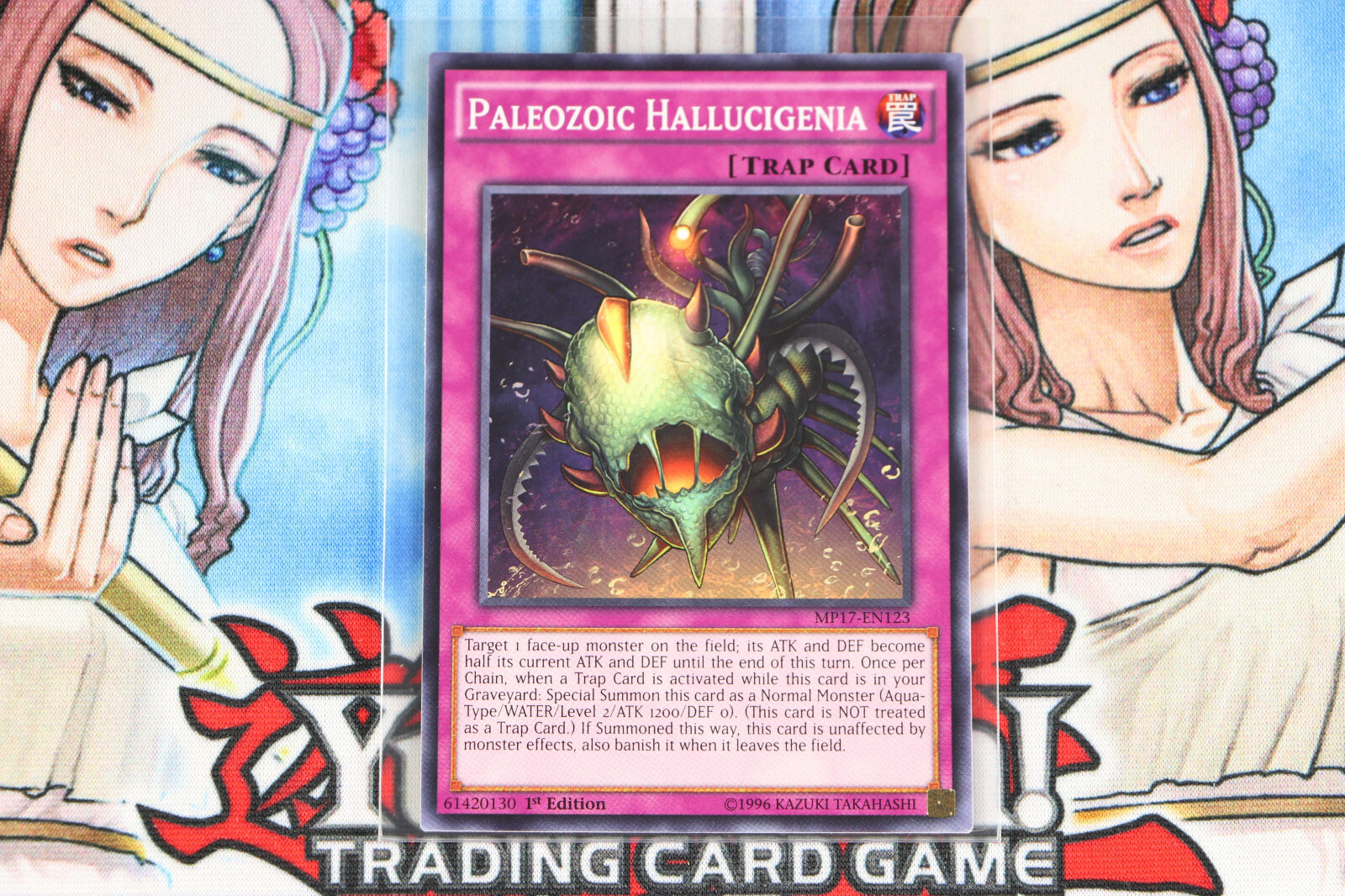 Yugioh Trap Card Paleozoic Hallucigenia MP17-EN123 1st Edition Common ...