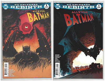ALL STAR BATMAN #1 & #2 (1st PRINT) COVER D SET DC REBIRTH JOCK Snyder ...