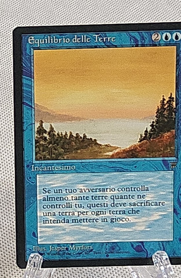Land Equilibrium Italian Legends Reserved List Card MTG Magic The ...