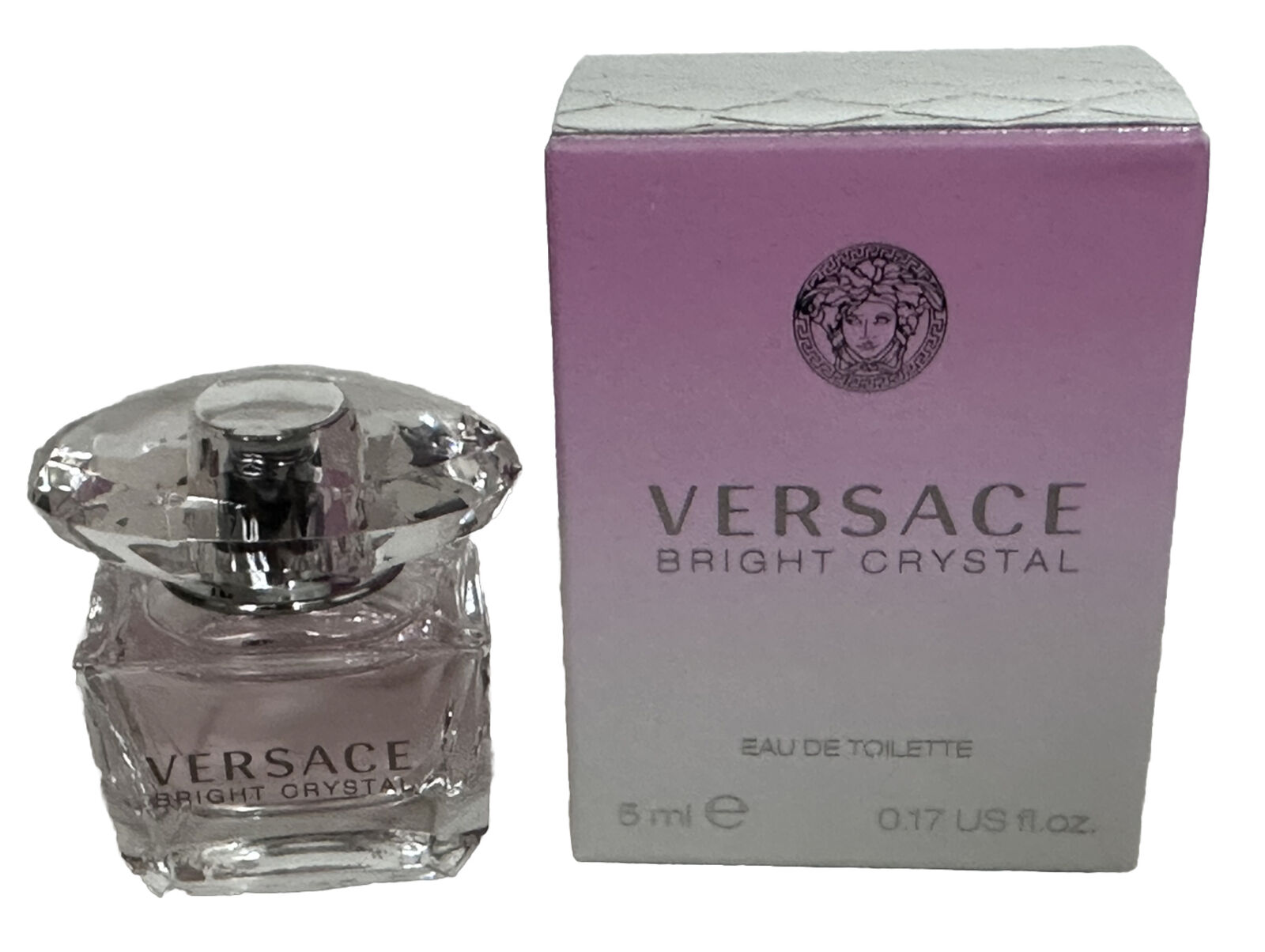 Versace Bright Crystal Mini For Women 2 x 5mL. EDT Splash Brand New In ...