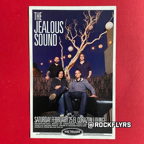 JEALOUS SOUND (THE) 2012 Concert Promo 11x17 Street Poster. Seattle WA ...