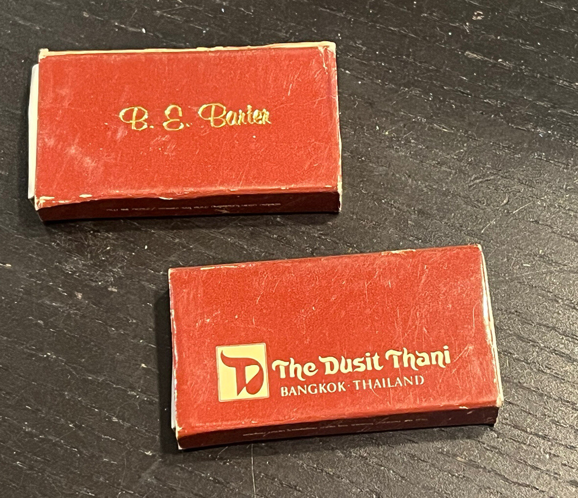 Vtg Lot/2 Asia The Dusit Thani Bangkok Thailand Hotel Matchbox Matches ...