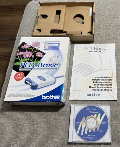BROTHER PED-Basic Embroidery Design Software Version 1.0 CD-ROM ...