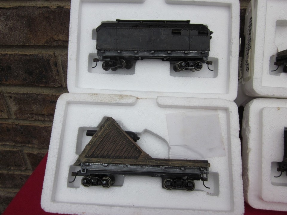 Hawthorne Village Civil War Armored Train 6 CARS, MORTAR, RAIL CANNON ...