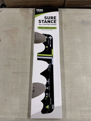IZZO Golf Sure Stance Ball Position Trainer Right Handed Golf Training ...