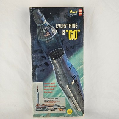 Vintage Revell Atlas Booster w/ Mercury Capsule 1/110 Scale Plastic ...