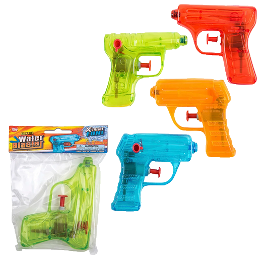 Transparent Water Squirter 2 PK. - 4 '' Mini Water Gun / Pistol / Kids ...