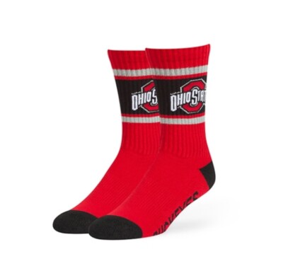 Ohio State Buckeyes '47 Brand crew socks NCAA Red Duster Sport adult ...