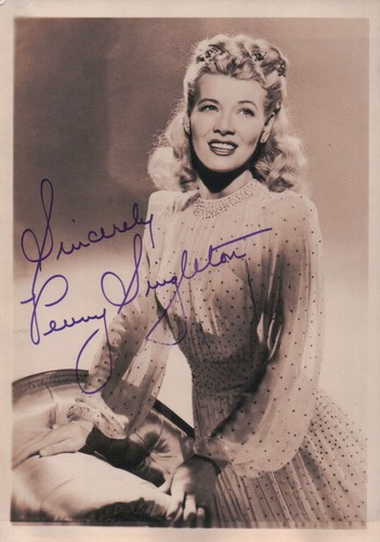 Autographed 5x7 Photo Actress Penny Singleton Blondie Film series | eBay