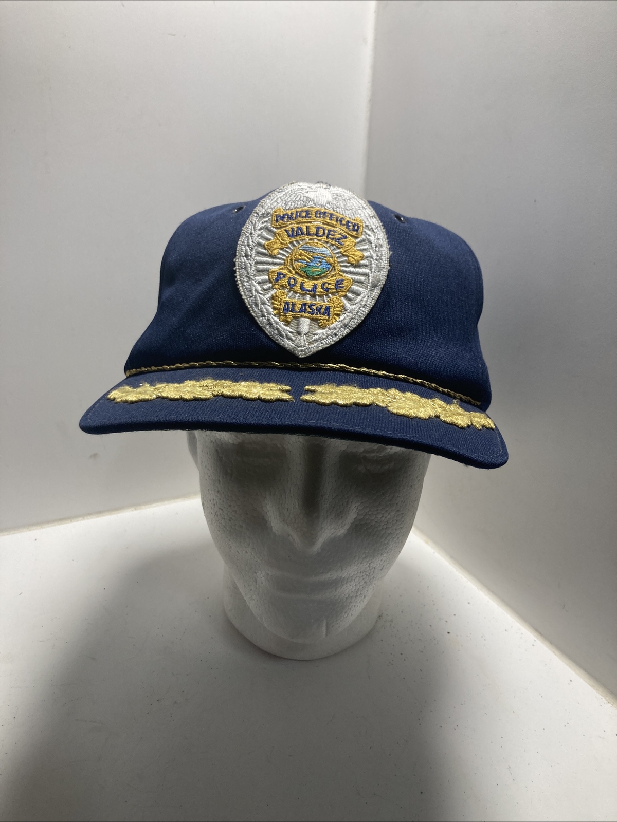 Vintage Valdez Alaska Police Officer PatchSnapback Tr… - Gem