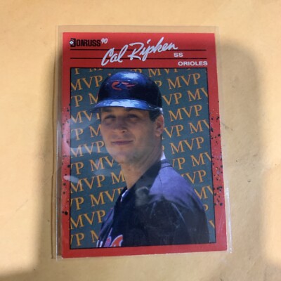 1990 Donruss Error Cal Ripken Jr. MVP Baseball Card No Dot #BC-18 Rare ...