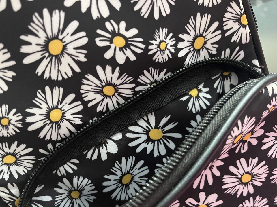 Girls Art Class Daisy Mini Backpack Daisies Black White Yellow 11 X 7 | eBay