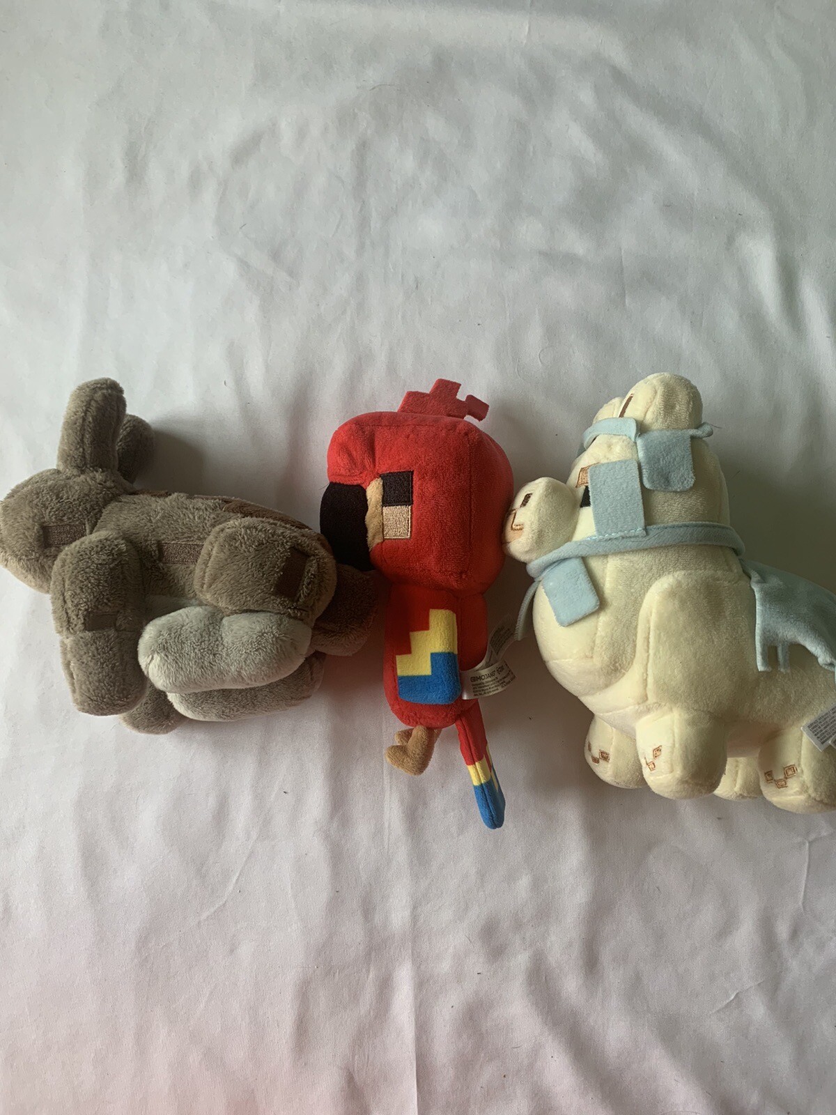 Mojang Jinx Plush Minecraft Happy Explorer Parrot 8” RARE Bunny Rabbit ...