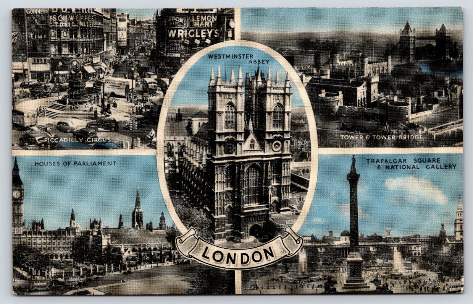 Vintage Postcard London England Multiview Card | eBay