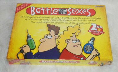 Battle of the Sexes Board Game 2nd Edition Ages 12-Adult 2-8 Players ...