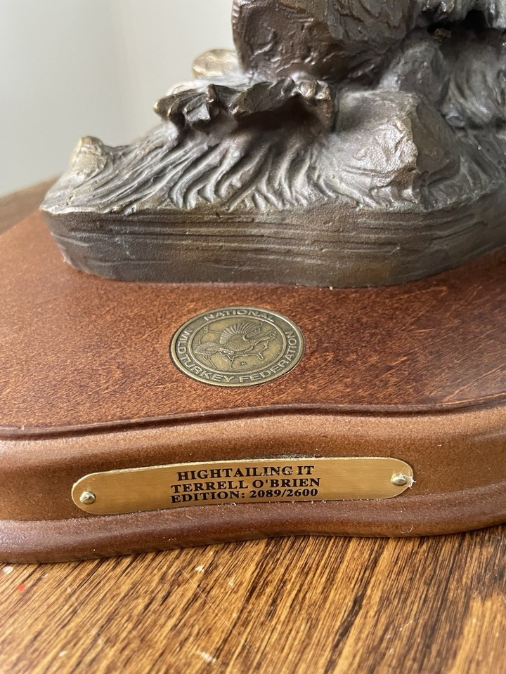 NWTF Bronze Deer Buck Statue Art Sculpture Terrell O'Brien Western ...