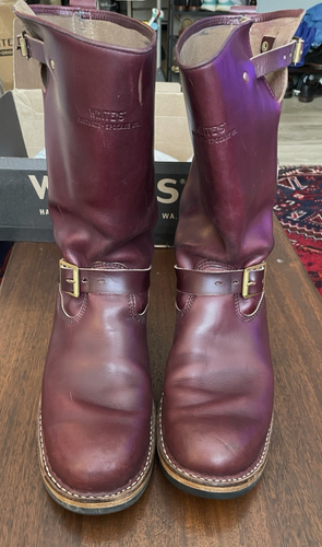 White's Nomad Engineer Boots 11.5D Ox Blood Burgundy Chromexcel | eBay
