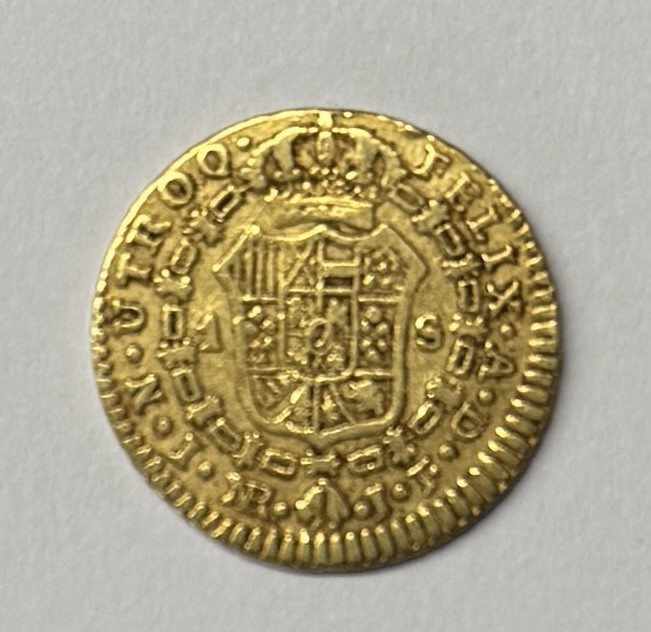1815 M Colonial Spain Carlos III Gold Doubloon 1 Escudo | eBay