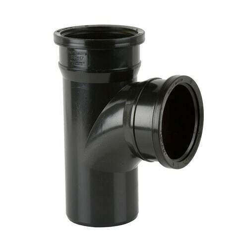 110mm BLACK SOIL PIPE FITTINGS | PUSHFIT | Bend | Access | Boss ...