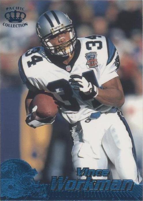 1996 Pacific Crown Collection - Vince Workman #70 Blue for sale online ...