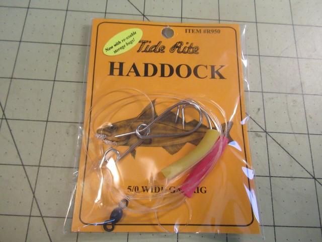 2 Cod Haddock Pollock Rig Tide Rite R954 Squid Saltwater Fishing Rigs ...