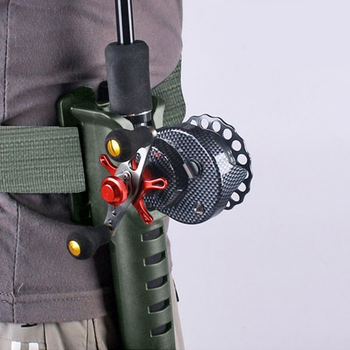 Fishing Rod Inserting Device Nylon Waist Pole Inserter Holder ( Green ...