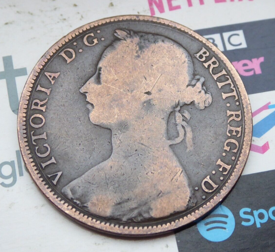 1885 Victoria Penny Bun Head Coin Ref/6629 .See Photo's * | eBay