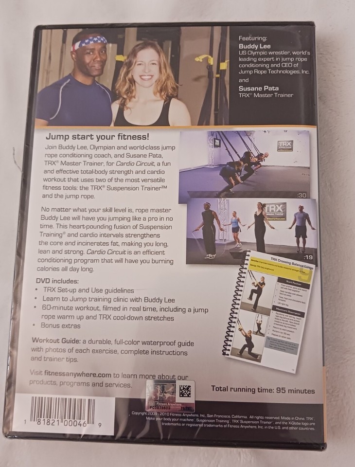 TRX Essentials - Cardio Circuit DVD & Workout Guide Brand New Fitness ...