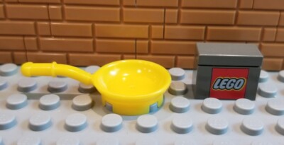 Lego Friends Bright Light Orange Minifigure Accessory, Frying Pan ...