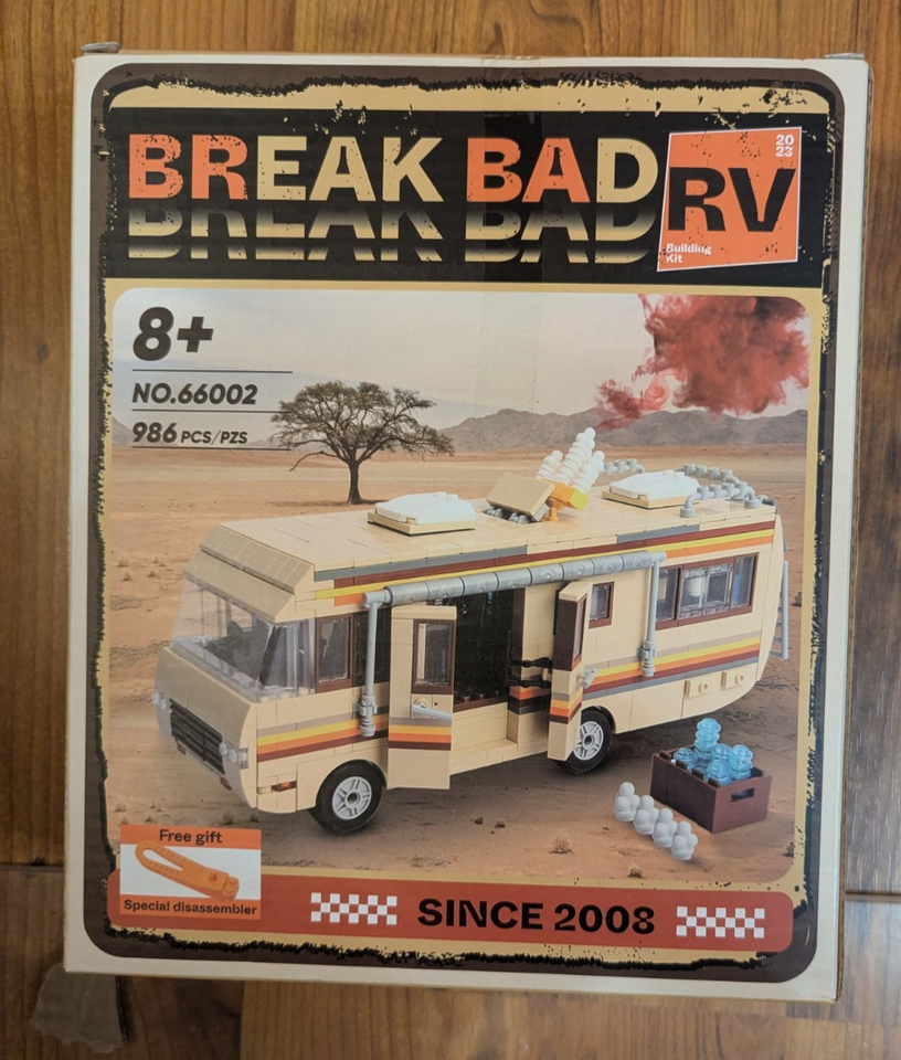 Breaking Bad Crystal Ship RV Building Set-986 Pieces NEW IN BOX! | eBay