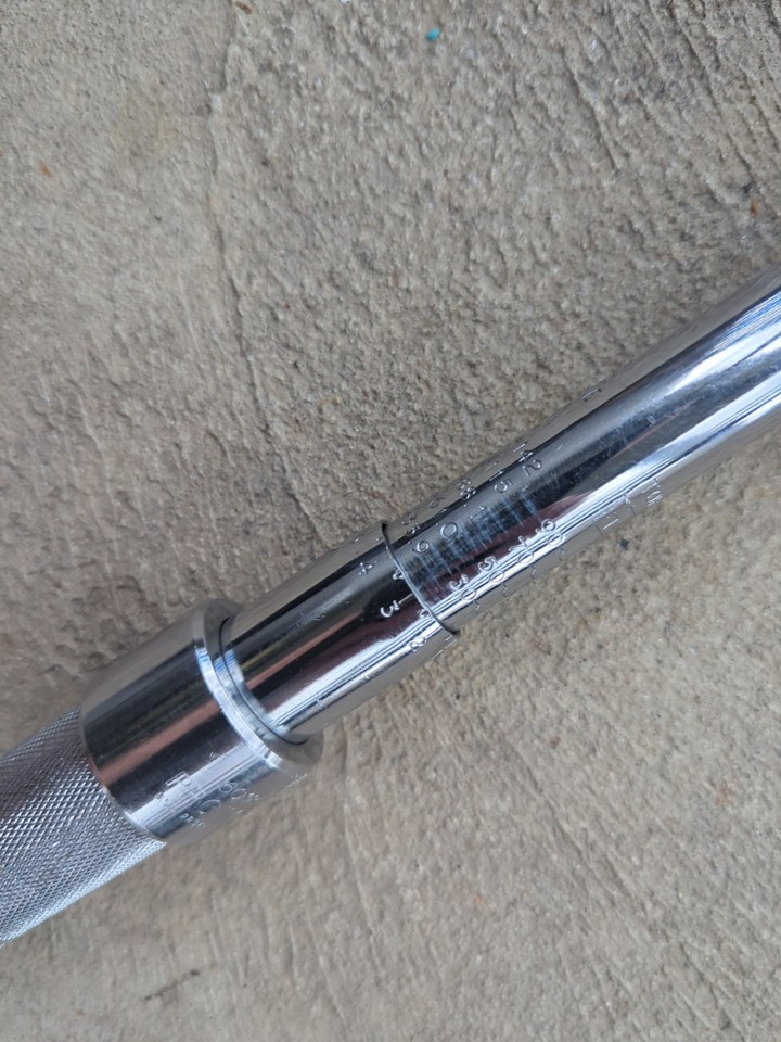 PROTO 6012C 3/8" Drive 20 - 100 Ft/Lb. Ratcheting Head Micrometer ...