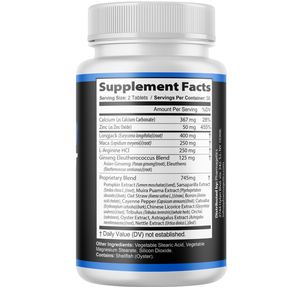 Alpha Boost Advanced Supplement For Men, Performance Formula - 60 ...