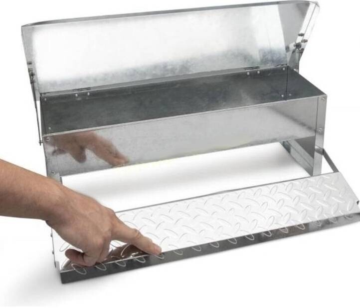 Automatic Chicken Feeder Galvanized Steel Poultry Feed, Duck, Turkey ...