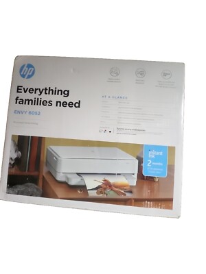 6052 H-P ENVY All-In-One Color Inkjet Printer 763236973363| eBay