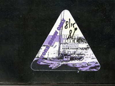 Billy Joel 1989 - Storm Front Tour - August 15 - satin befor show ...