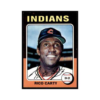 1975 Topps Rico Carty Indians #655 | eBay
