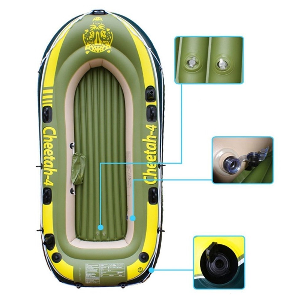 4-Person High Quality strength FISHING Inflatable Raft Floating Boat ...
